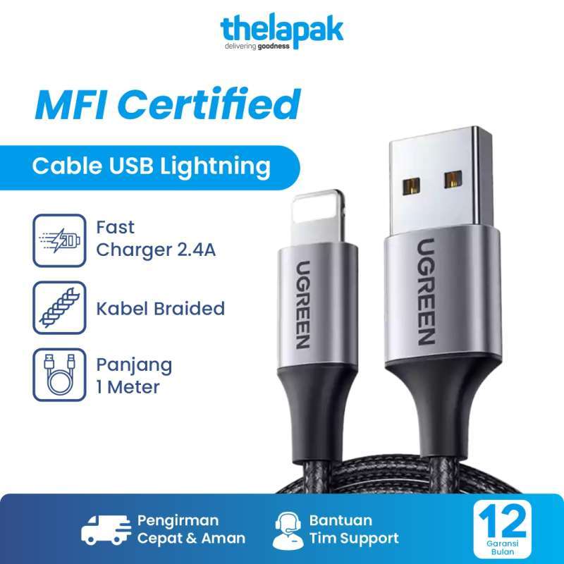 UGREEN MFi Certified Wireless (Kabel Data Lightning USB MFI Certified ...