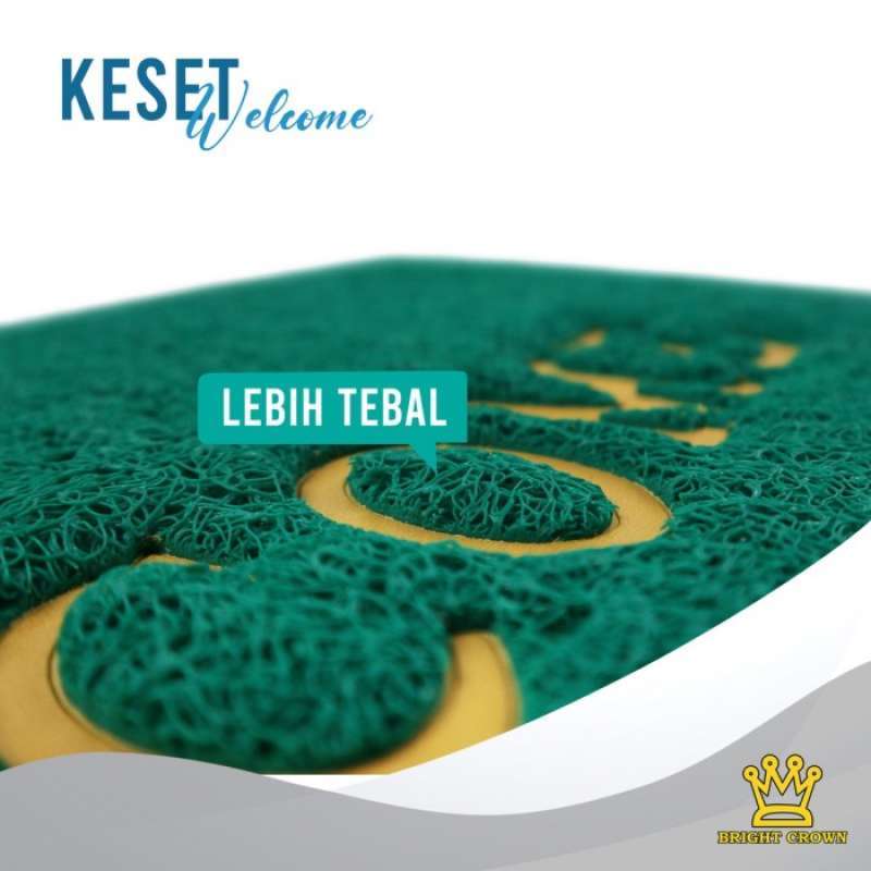 Promo Keset Welcome Rosanna Design Full Karet - Merah Diskon 2% Di ...