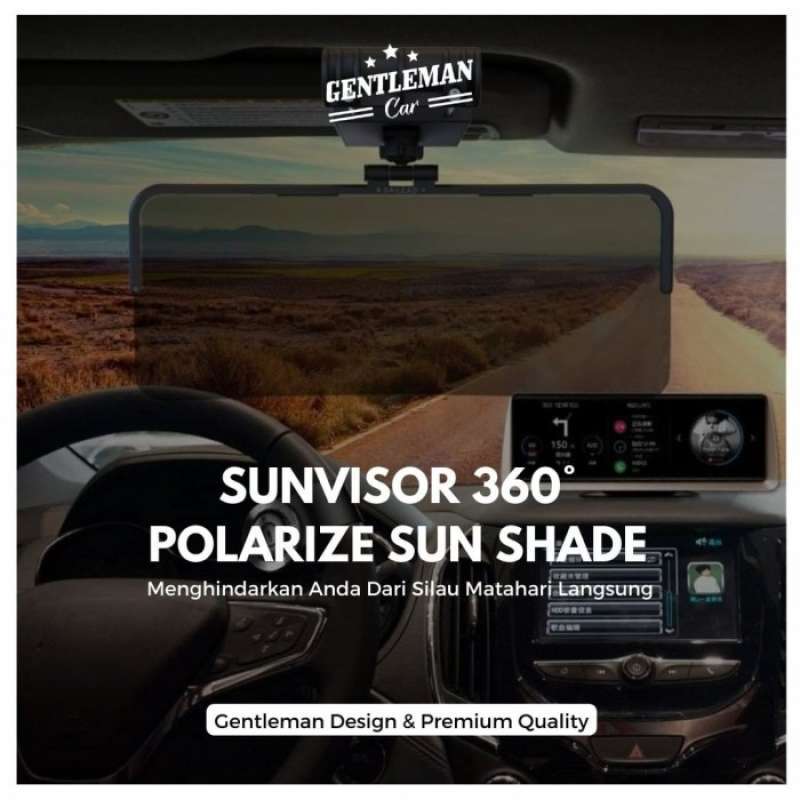 Jual Sunvisor 360â° Polarize Sun Shade Kaca Mobil Visor Anti Silau ...