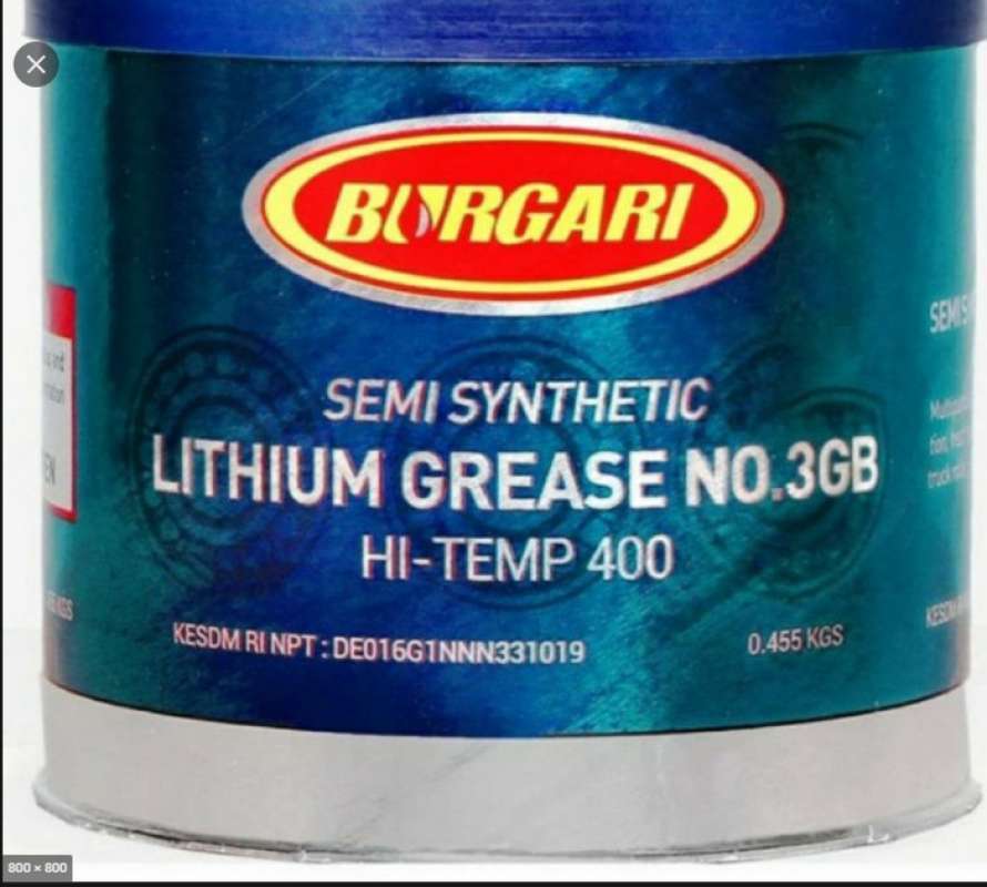 Jual Grease Burgari Lithium No. 3 Gb Hi Temp 400 455 Gram -11577 Di ...