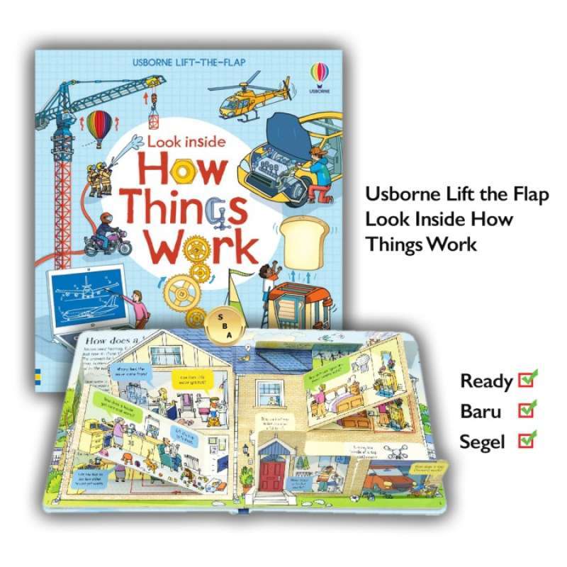 Promo Buku Usborne Look Inside How Things Work Lift The Flap Diskon 23% Di Seller Sumijayeti ...