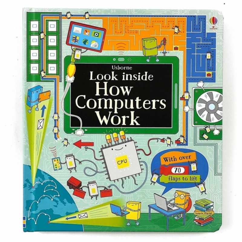 Promo Usborne Look Inside How Computers Work With Over 70 Flaps To Lift ...