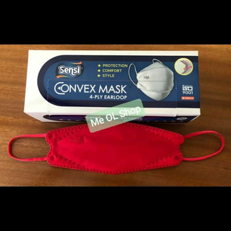Promo Masker Sensi Convex Merah 4ply Evo Edisi Imlek Limited Edition ...