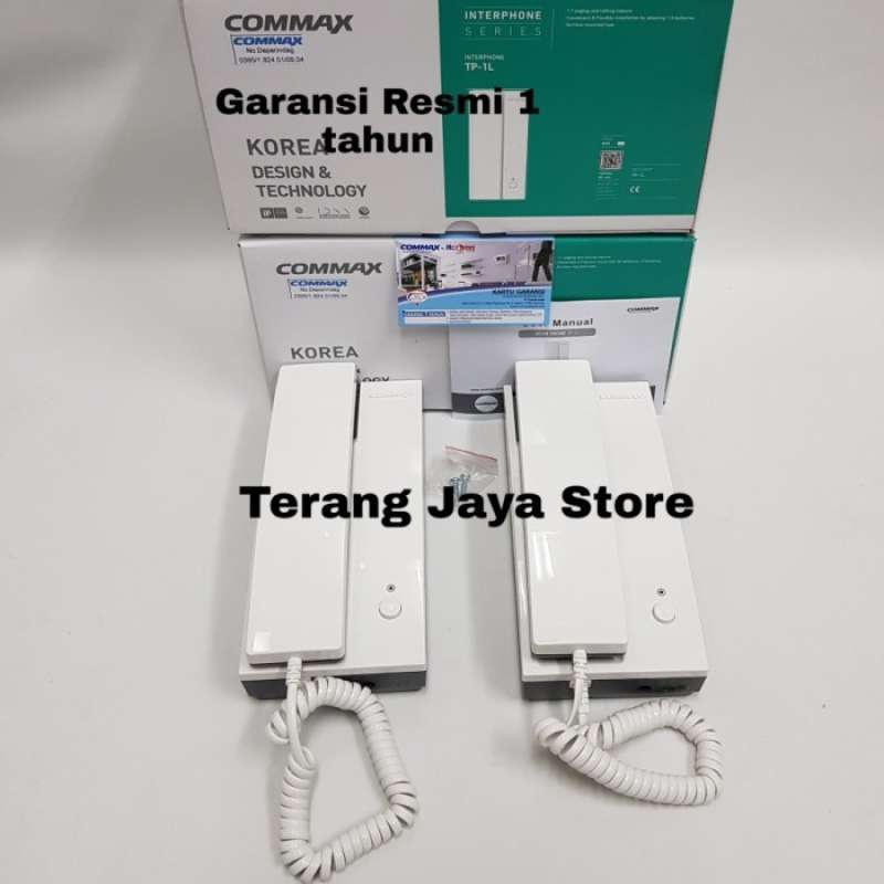 Promo Baru Intercom Commax Tp-1l (2 Unit) (100% & Resmi) Diskon 19% Di Seller Payuu.id - Kebon ...