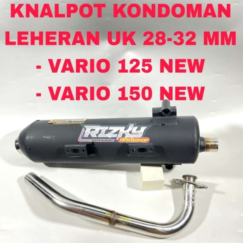 Promo Knalpot Kondoman Vario 150 New Copy Cms + End Muffler Thailand ...