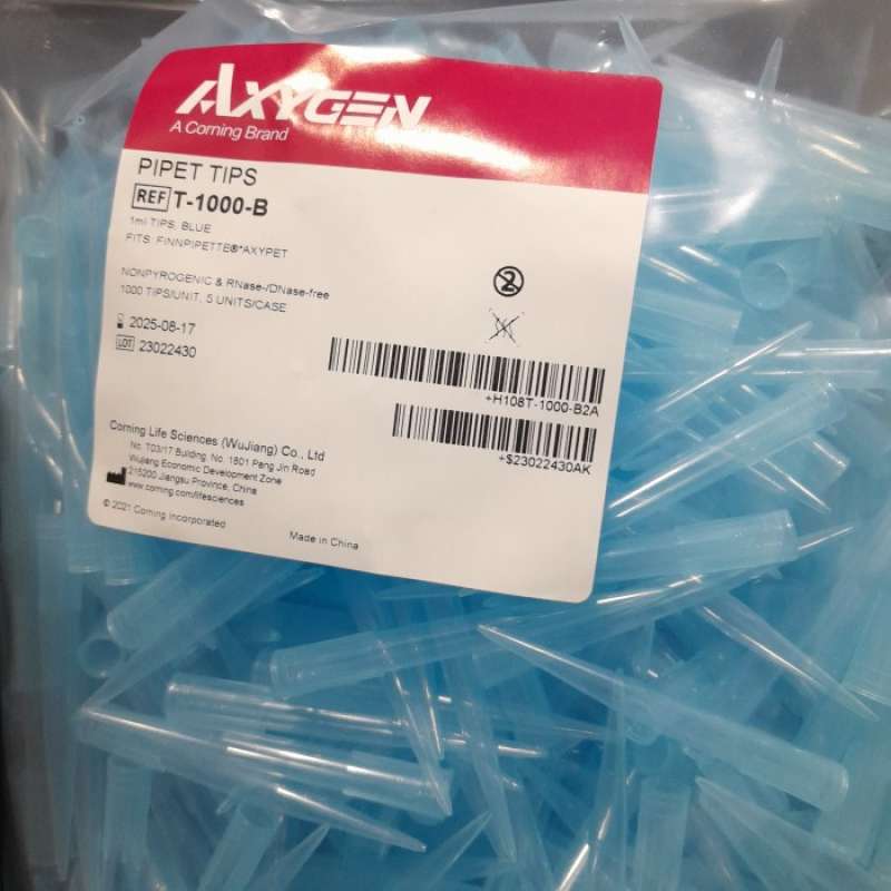 Promo Blue Tips 1000 Ul, Universal Fit, Axygen Diskon 23% Di Seller ...