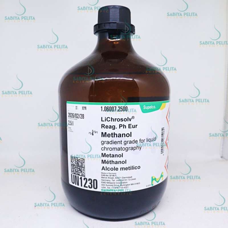 Promo Methanol For Hplc Merck 1.06007.2500 Cap. 2,5l Diskon 23% Di ...