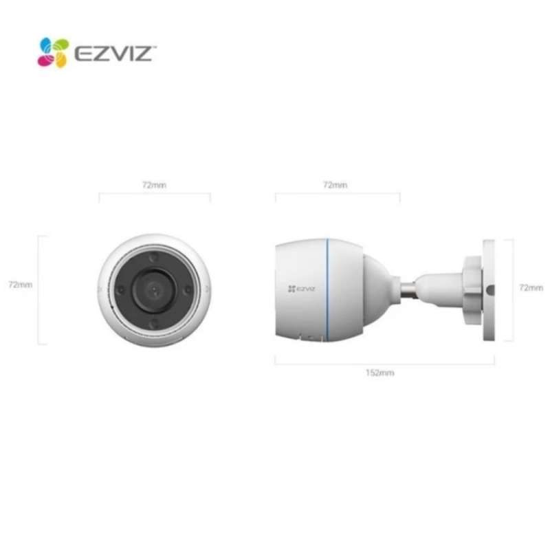 Jual Ezviz Cctv H3c 2mp Ip Camera Ai Color Night Cctv Wifi Outdoor ...