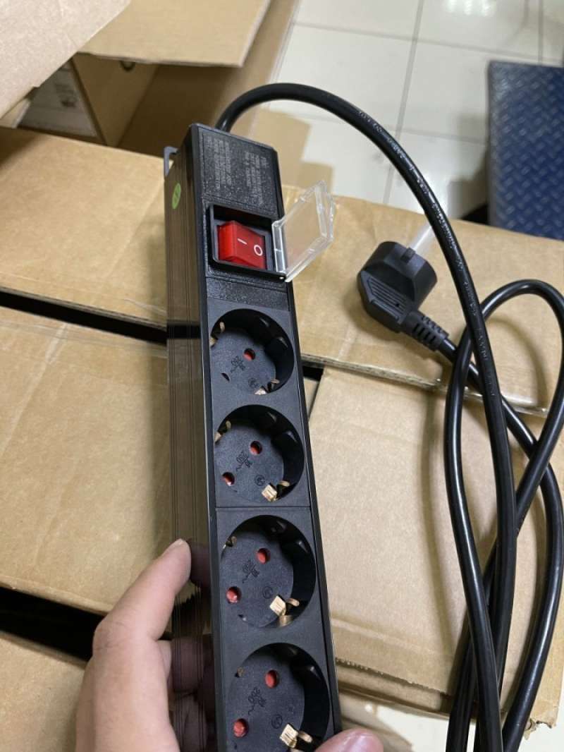 Promo Pdu 12 Outlets Germany Tipe 16a / Pdu 12 Port Type Germany Diskon 23% Di Seller Skala ...
