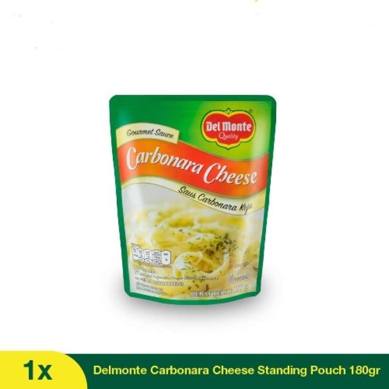 Jual Delmonte Carbonara Cheese Sauce Standing Pouch 180gr Karbonara ...