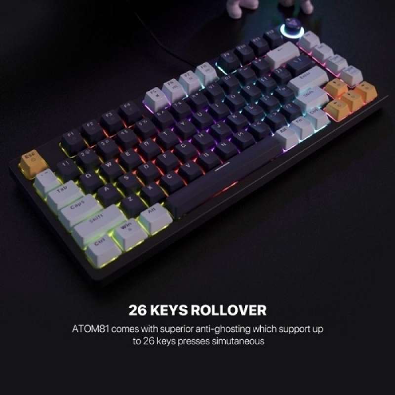 Jual Keyboard Gaming Fantech Atom81 Mk875v2 Layout 75% Rgb Mechanical ...