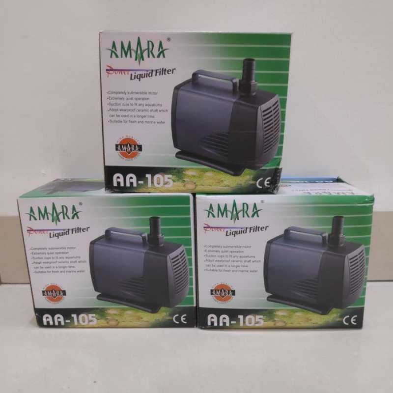 Jual Amara Power Heads Aa-105 / Pompa Air Celup Aquarium Kolam Amara Aa 105 - Bubble Warp Di ...