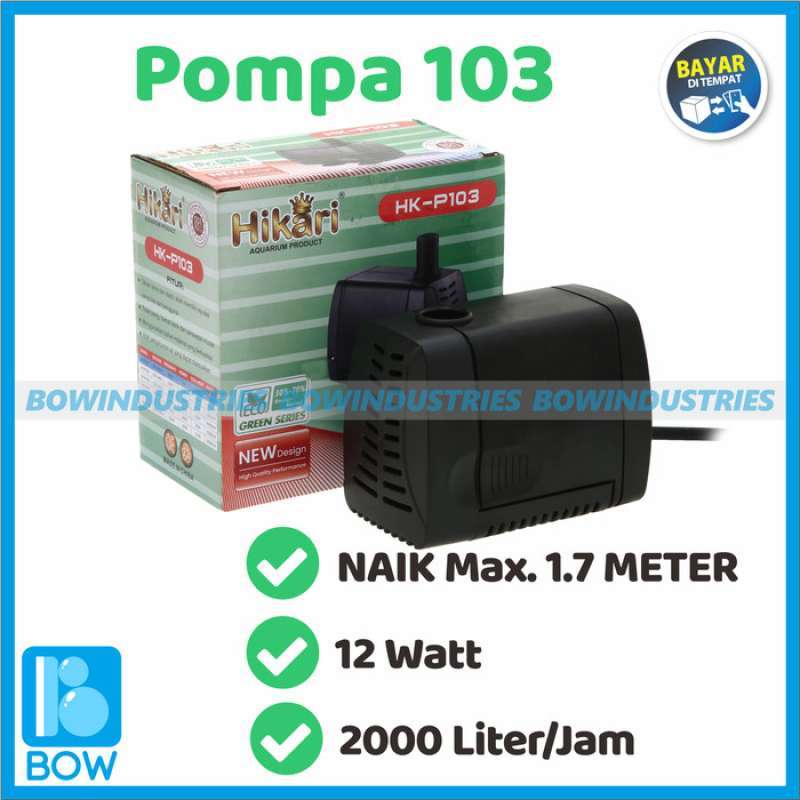 Jual Pompa Air Celup Aquarium Aquascape Akuarium Hikari Hk P 103 12 Watt - Mr 103 Di Seller ...