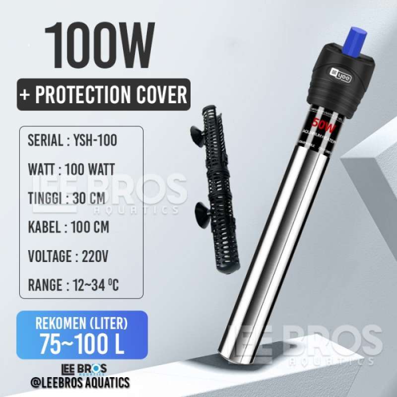 Jual Aquarium Heater Stainless Steel / Pemanas Air Aquarium / Heater ...