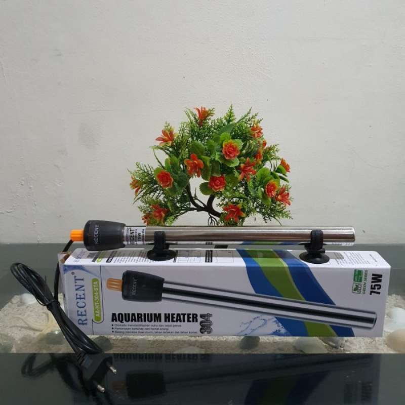 Jual Heater Aquarium Recent 100 Watt Aa-ht-304 Stainless/water Hiter ...