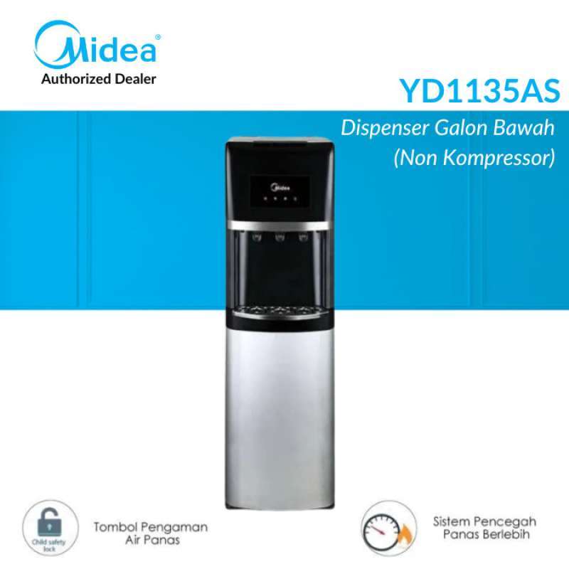 Jual Midea Dispenser Galon Bawah - Yd1135as Bottom Loading Stainless ...