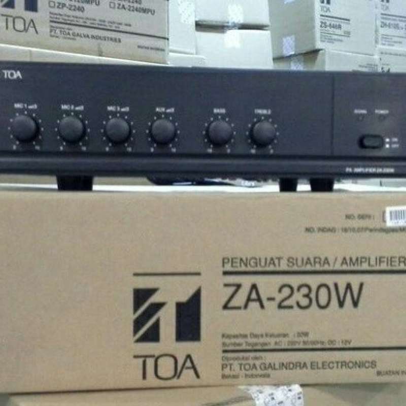 Promo Amplifier Toa Za 230w Ampli Toa Original Diskon 23% Di Seller ...