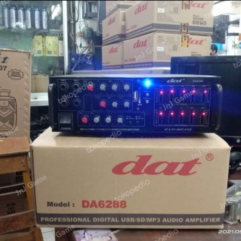 Promo Power Amplifier Dat 6288 Garansi Diskon 23% Di Seller Ryoma Store ...