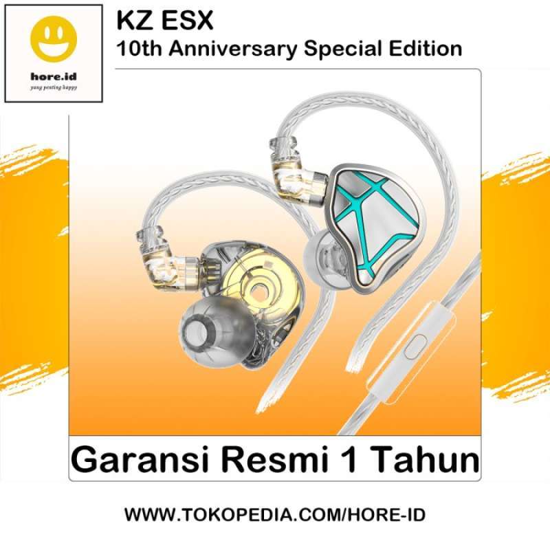 Promo Kz Esx 10th Anniversary Earphone With Mic - Garansi Resmi Diskon 23% Di Seller Ryoma Store ...