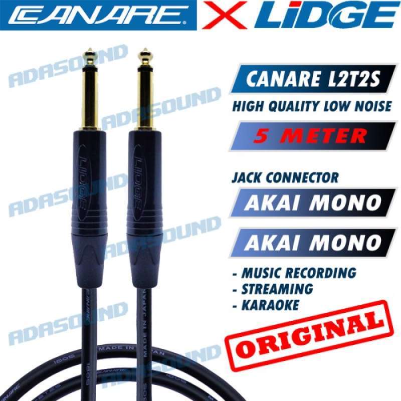 Promo Kabel Audio Canare L2t2s Original Jack Akai Mono 5 Meter Diskon ...