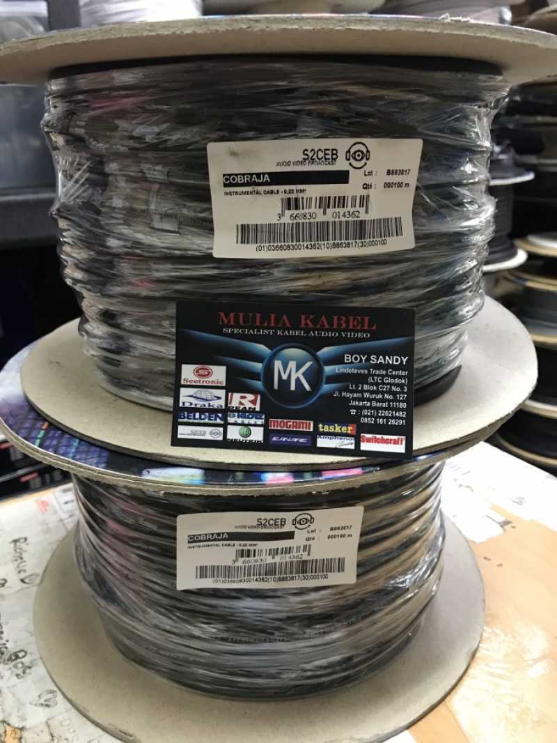 Promo Kabel Instrument S2ceb Cobra 100 M / Roll Diskon 23% Di Seller ...