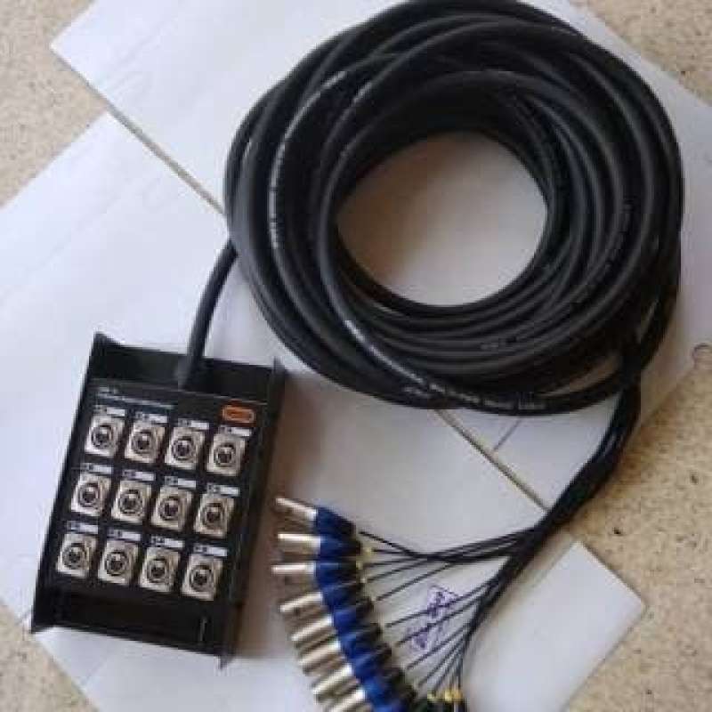 Promo Kabel Snake 12 Ch Lengkap Panjang 20 Meter Diskon 23% Di Seller ...