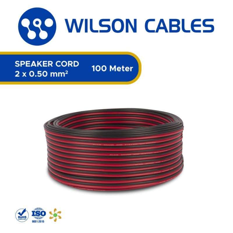Promo Kabel Audio 2x0.50 Mm2 (2x20/0.18) 100 Meter - Wilson Cables ...