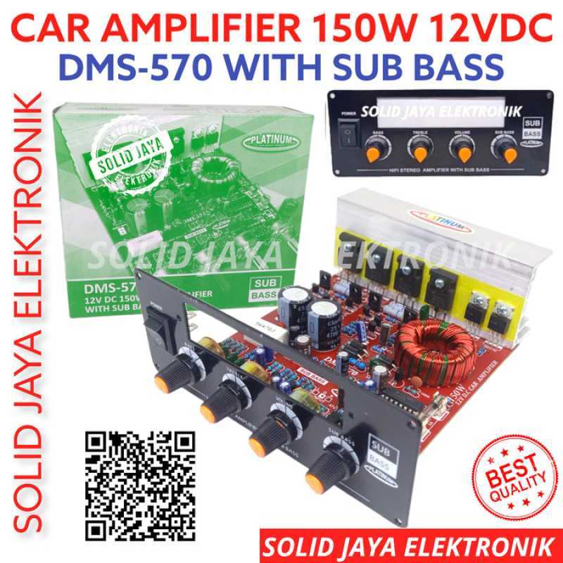 Promo Power Speaker Aktif Stereo 12v Aki Mobil Amplifier Dms 570 ...
