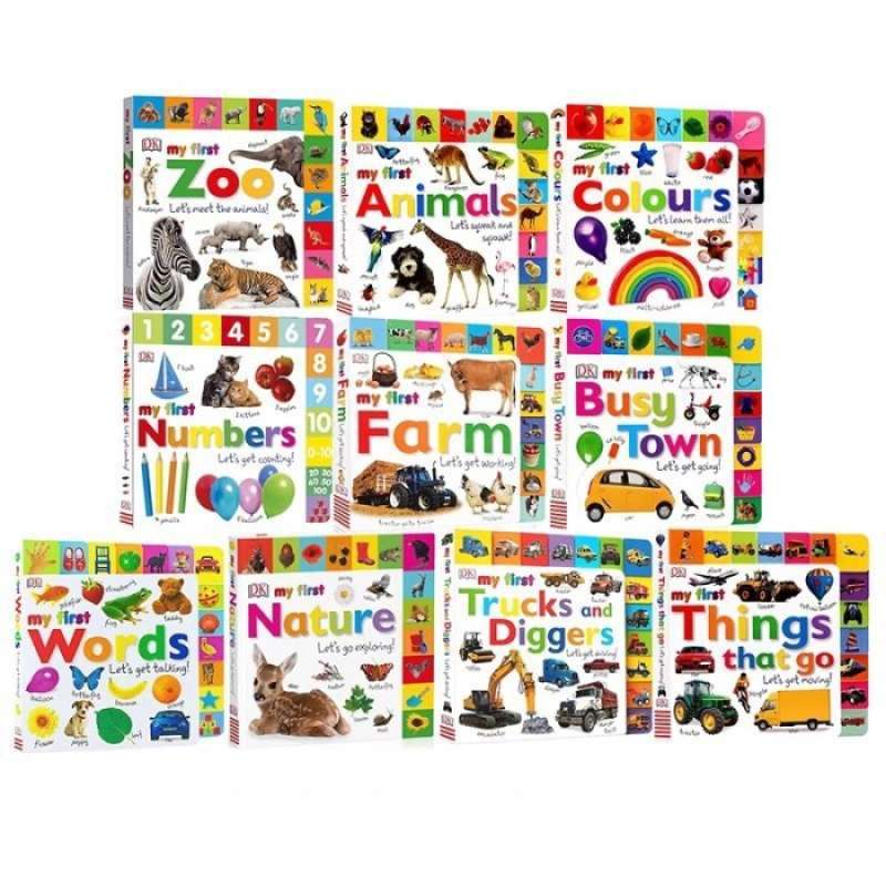Promo Buku Dk My First Board Book - My First Words Numbers Zoo Animal ...