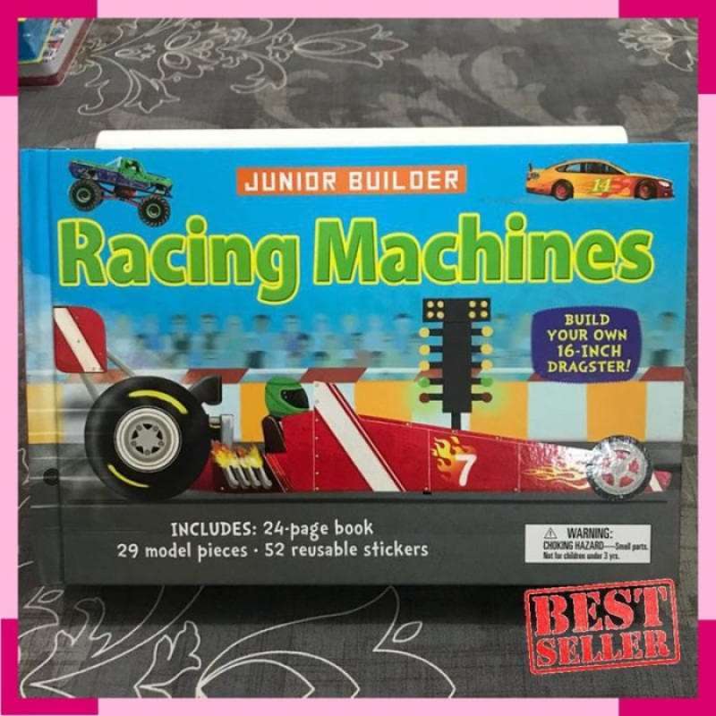 Promo Junior Builder Racing Machines - Activity Book Diskon 23% Di ...