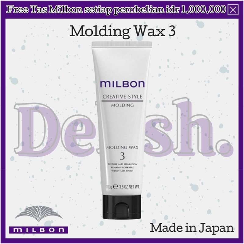 Promo Milbon - Creative Style Molding Wax 3 100gr 100 Gram Diskon 33% Di Seller Harsastore ...
