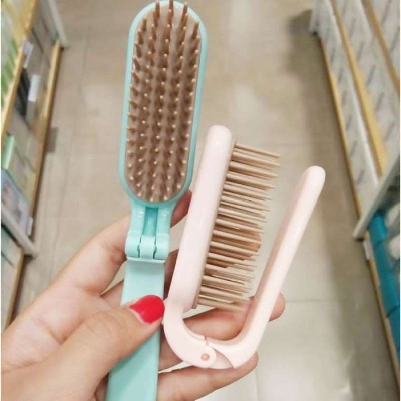 Jual Miniso Foldable Pocket Comb Portable Design / Sisir Lipat Di ...