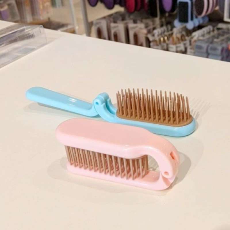 Jual Miniso Foldable Pocket Comb Portable Design / Sisir Lipat Di ...