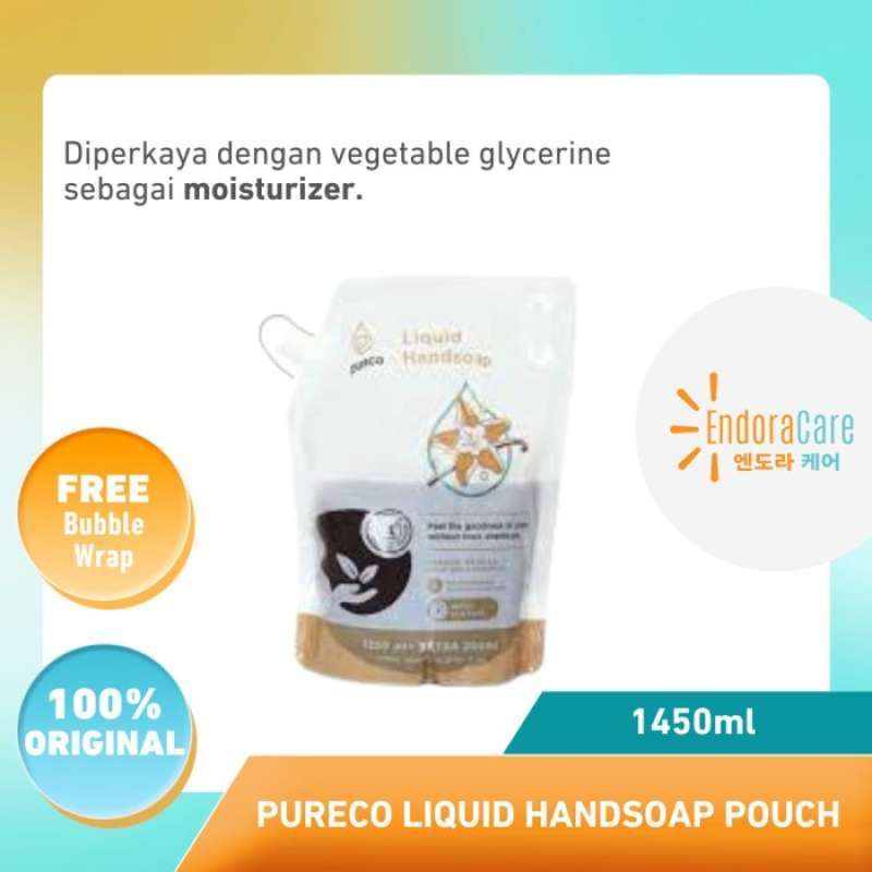 Jual Pureco Liquid Handsoap Pouch Eco Pack Sabun Cuci Tangan Refill ...