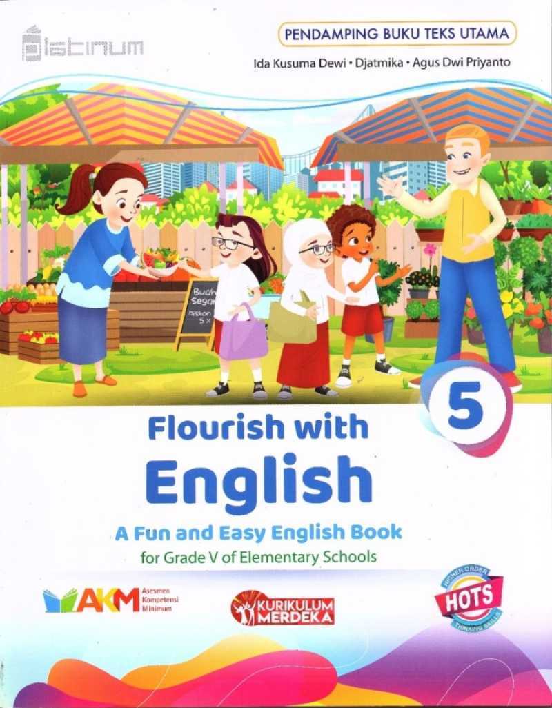 Promo Buku Kumer Flourish With English Kelas 5 Sd Tiga Serangkai Diskon 23% Di Seller Zawaru ...