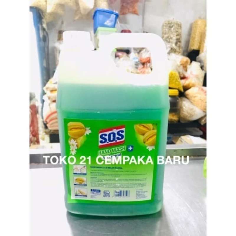 Jual Sos Hand Wash Melon Floral Jerigen 4 Liter | Sos Sabun Cuci Tangan ...