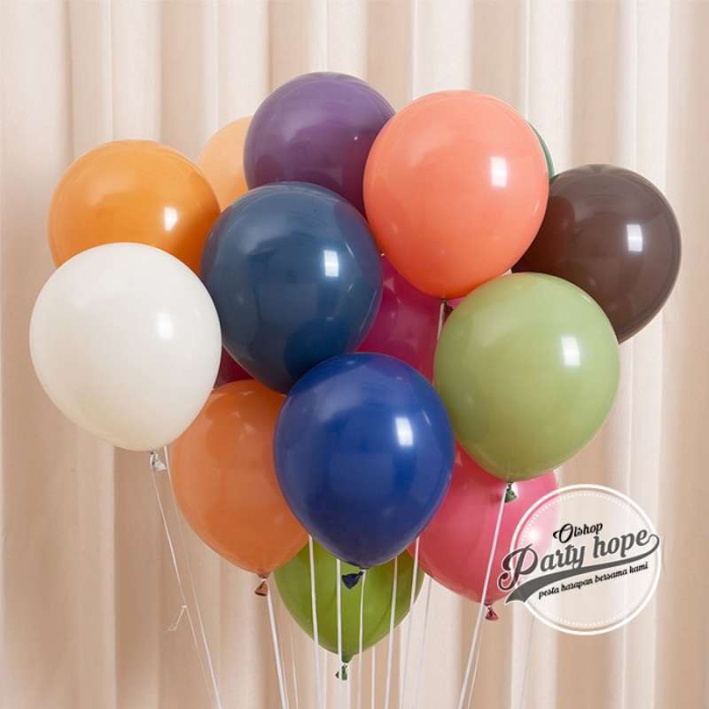 Jual Balon Latex Retro 12 Inch Grosir / Balon Latex Retro Vintage ...