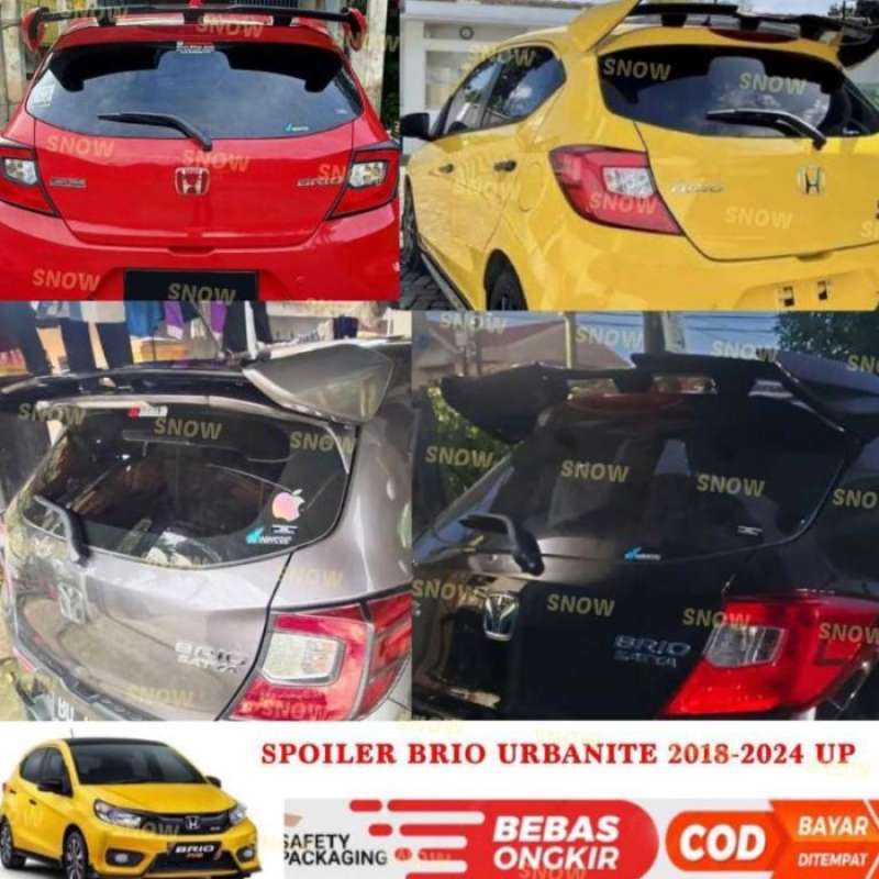 Jual Hmp Variasi Spoiler Belakang All New Brio 2018 2022 2023 2024 ...