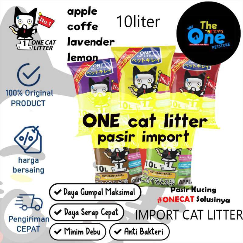 Jual Pasir Onecat Pasir Kucing Pasir Gumpal Wangi Tahan Lama One Cat ...