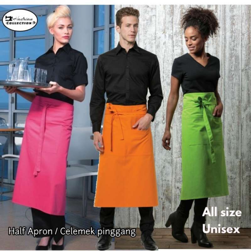 Promo Celemek Apron Pinggang Waist Apron Apron Setengah Badan Half ...