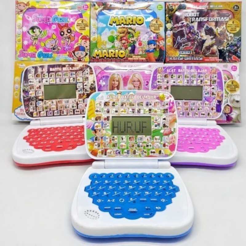 Promo Mainan Edukasi Anak / Alat Bantu Belajar Anak Mini Laptop 4 ...