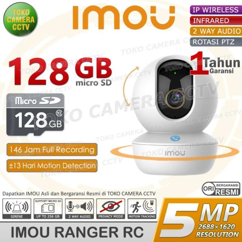 Promo Imou Ranger Rc 5mp Cctv Wifi Kamera Ip Camera Wireless Ptz ...
