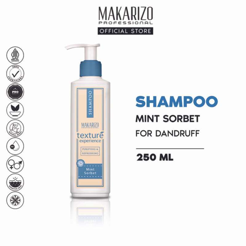 Jual Makarizo Professional Texture Experience Shampoo Mint Sorbet 250 ...