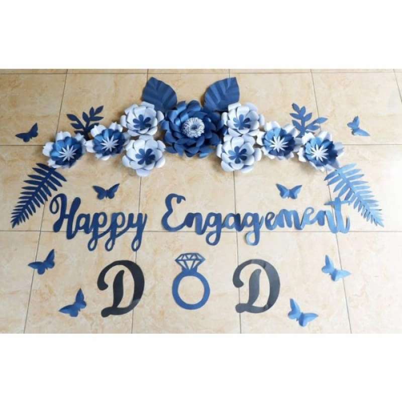 Jual Ready Paper Flower Dekorasi Backdrop Bunga Kertas Lamaran ...