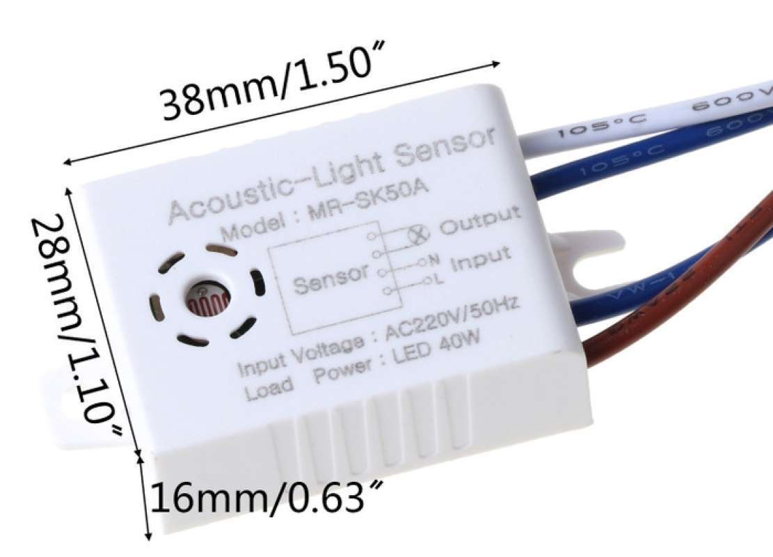 Jual Saklar Lampu Tepuk Tangan Ac180-265v 50/60 40w Dengan Sensor ... Jual Saklar Lampu Tepuk Tangan Ac180-265v 50/60 40w Dengan Sensor ...