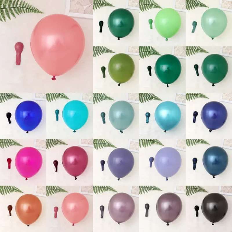 Jual Pkb12-dj Balon Latex 12 Inch 1 Pak Isi 100 Doff Tebal Hitam Black ...