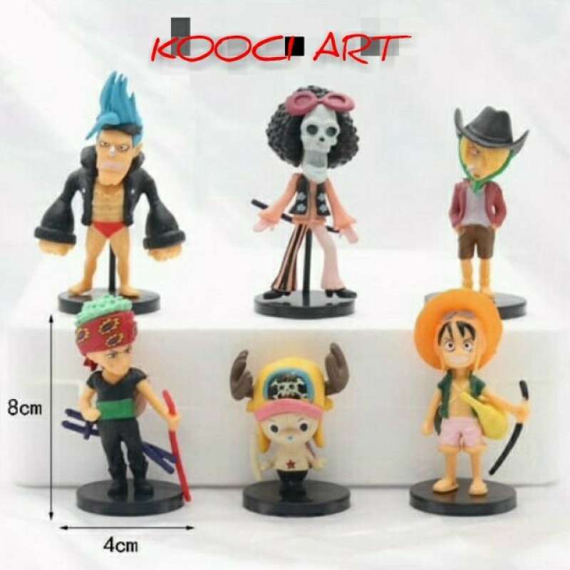 Jual Cake Topper One Piece Set/hiasan Kue/pajangan/mainan/koleksi One ...