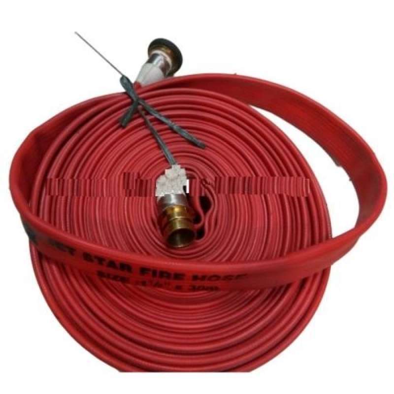 Jual Selang Pemadam Jet Star / Jetstar 2,5x30m Rubber Fire Hose Hydrant ...