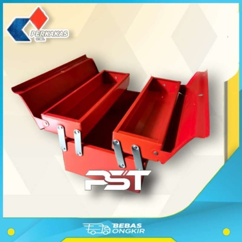 Promo Kotak Tool Box 2 Susun - Box Tempat Wadah Kunci Diskon 23% Di ...