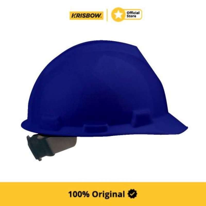 Jual Krisbow Brim Helm Keselamatan Kerja Hdpe - Biru Srh10b Di Seller ...